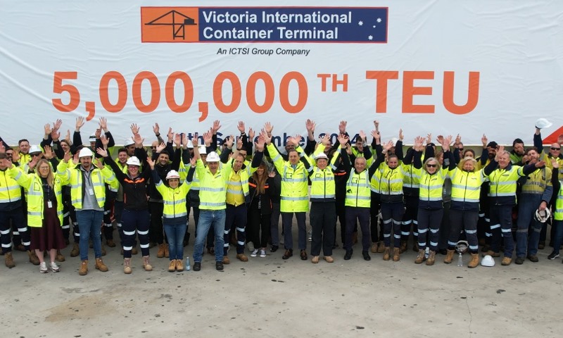 Victoria International Container Terminal hits 5 million TEUs - India ...