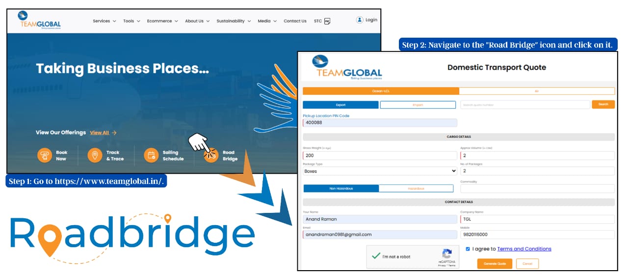 Teamglobal Logistics launches Roadbridge: A online transport rating ...